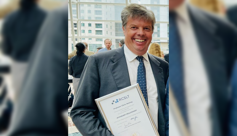 Honoured to be a jolly good Fellow! - Professor Chris Nutting Oncology